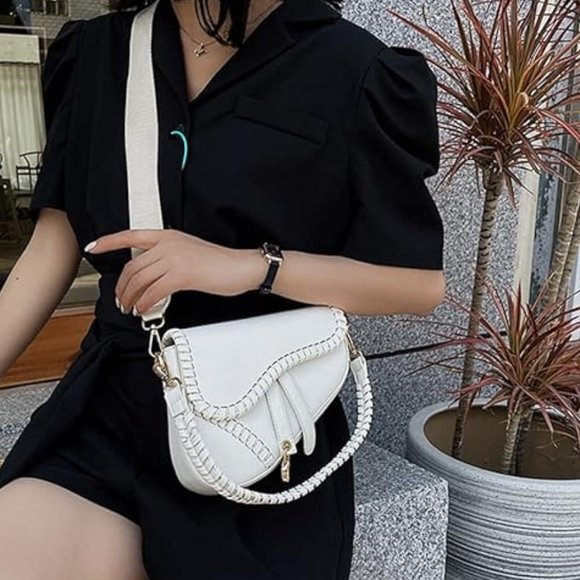 Neiman Marcus | Bags | Neiman Marcus Modern White Luxury Satchel Bag ...